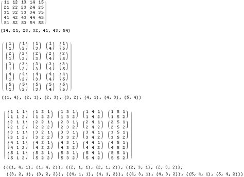 list manipulation take both of the diagonals through an element in a matrix mathematica