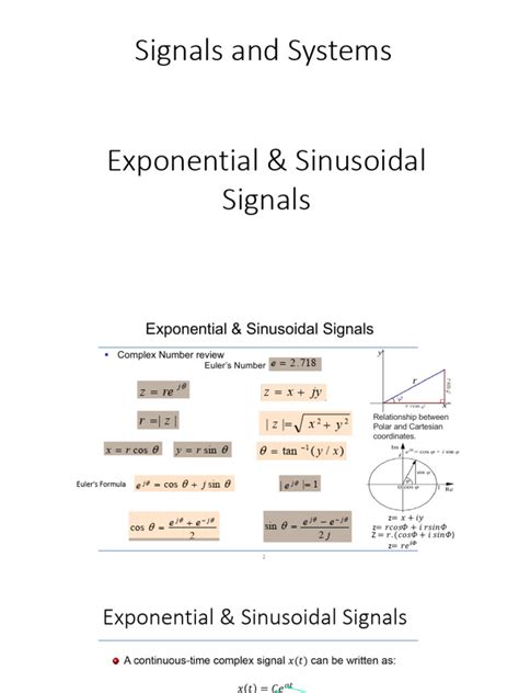 Complex Exponential Pdf Complex Exponential Pdf