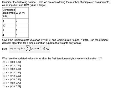 Solved Consider The Following Dataset Here We Are Chegg