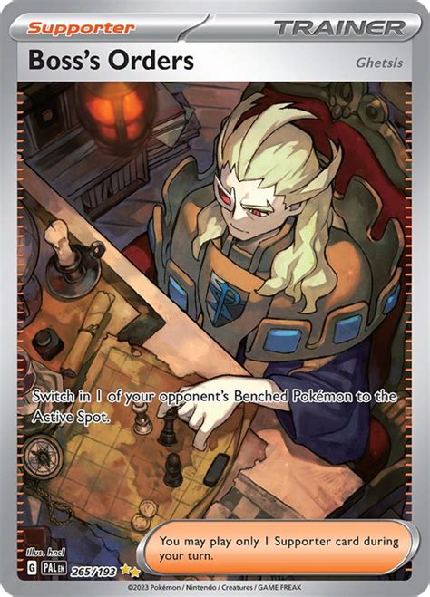 Bosss Orders Ghetsis Sv2 265 Pokemon Tcg Pok Cards