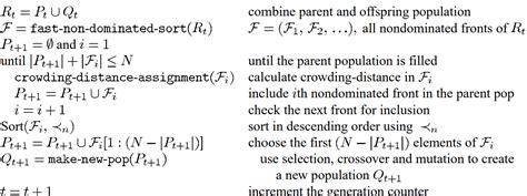 Nsga Ii算法原理及其python实现nsga Ii伪代码 Csdn博客