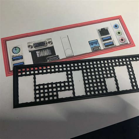 Asrock B Pro I O Shield D Print Jawa