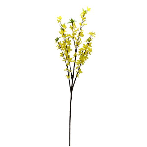 Mainstays Indoor Artificial Flower Forsythia Stem Yellow Color