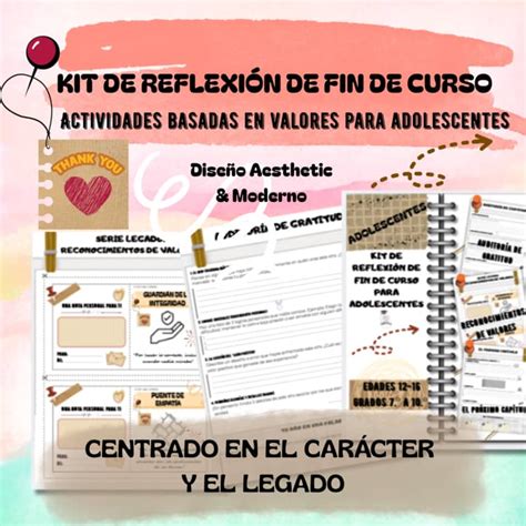 Fin De Curso Secundaria Actividades De Reflexión Y Educación Emocional