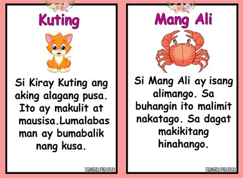 Teacher Fun Files Tagalog Reading Passages 12