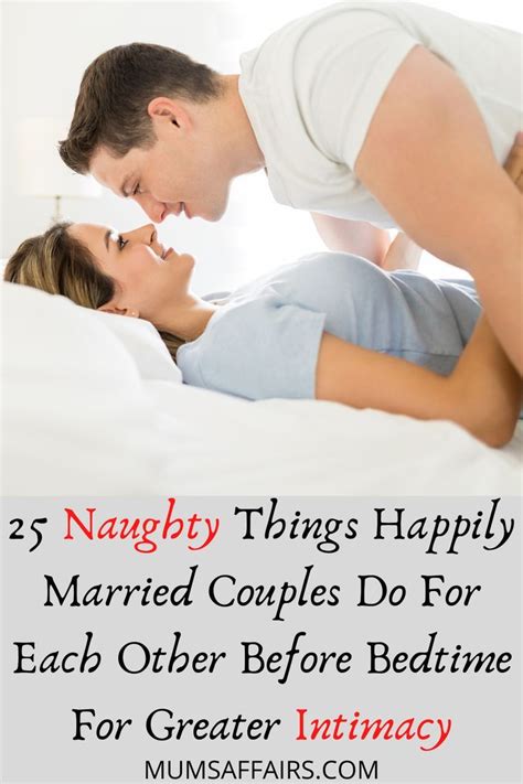 25 Naughty Things Happily Married Couples Do For Each Other Before