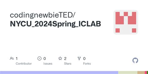 nycu 2024spring iclab readme md at main · codingnewbieted nycu