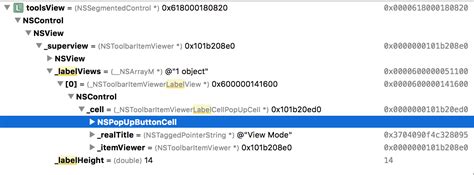 Objective C How To Make Nstoolbar Label Move With Its Icon When Both