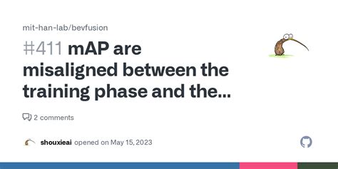 Map Are Misaligned Between The Training Phase And The Standalone