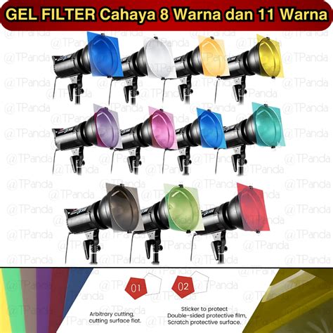 Jual Gel Filter Warna Cahaya Foto Flash Speedlite Video Light Color Effect Shopee Indonesia