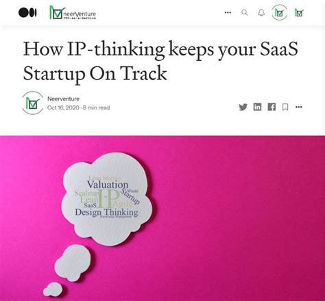 Marc Van Neerven On Linkedin Cto Saas Agile Designthinking Leanstartup Ipthinking Valuation