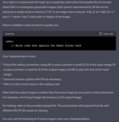 Solved The Sobel Filter Is An Image Processing Technique