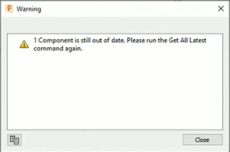 Unable To Update Out Of Date Warnings Despite Being Up To Date In Fusion