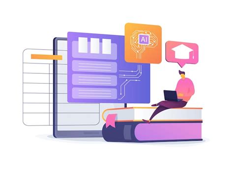 Premium Vector Aioptimized Educational Resources Abstract Concept Vector Illustration