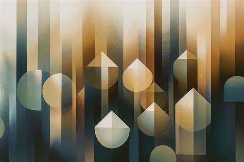 Geometric Forest N 8 Digital Art By Etienne Benassi Fine Art America