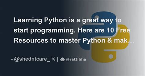 Learning Python Is A Great Way To Start Programming Here Are 10 Free