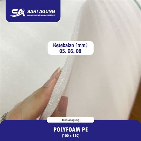 Pe Polyfoam Foam 5mm 6mm 8mm Meter Foam Sheet Foam Layer Packing