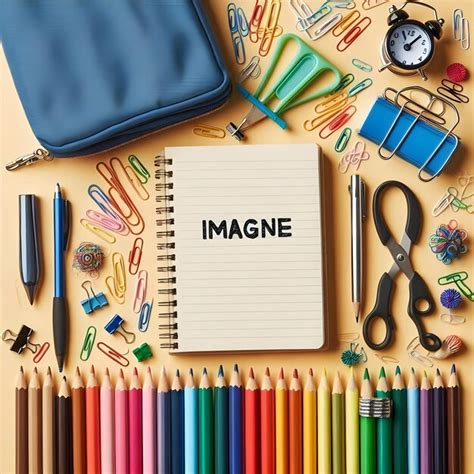 Creative Workspace Essentials Background Premium Ai Generated Image