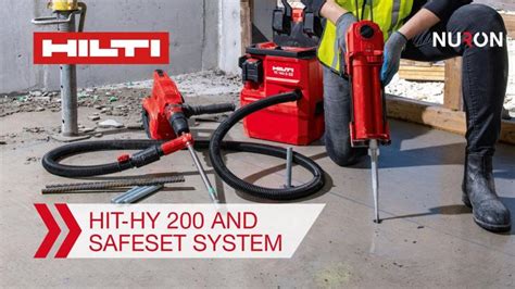 Hilti Safeset Technology Has Been Upgraded To A Cordless System At The