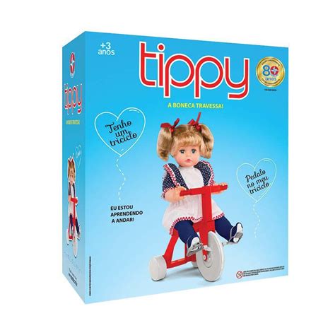 Boneca Tippy Com Triciclo Estrela