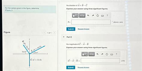 Solved For The Vectors Given In The Figure Determine Figure