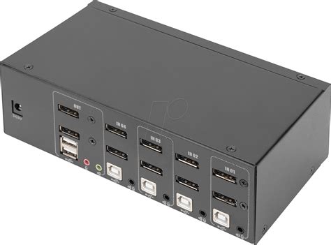 DIGITUS DS 12882 KVM Switch 4 Port DisplayPort Dual Display At Reichelt Elektronik
