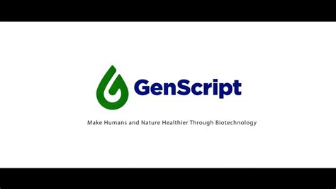 Genscript Biotech Corporation Promo Video Youtube