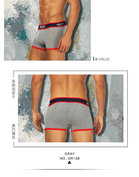 Orlvs сексуальное мужское нижнее белье боксеры мужское нижнее белье боксеры Cuecas