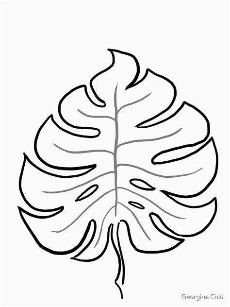 Simple Cheese Plant Leaf T Shirt By Georgiechiu Redbubble