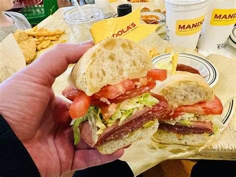 Italian Sando From Mandolas In Austin Texas R Sandos