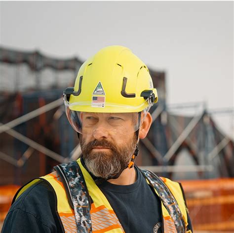 Construction Worker Helmet The Importance Of Safety Helmets With Chin