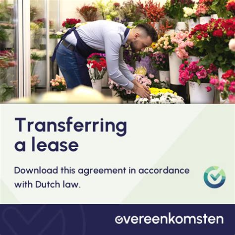Lease Assignment Agreement Example Dutch Law