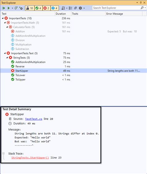 How To Run And Interpret Unit Tests With Visual Studio Test Explorer