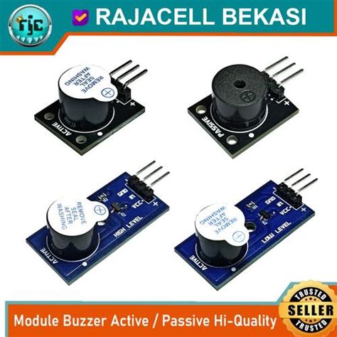 Jual Module Buzzer Active And Passive 5v 3 3v High Quality Untuk Arduinoo Esp8266 Esp32 Raspberry