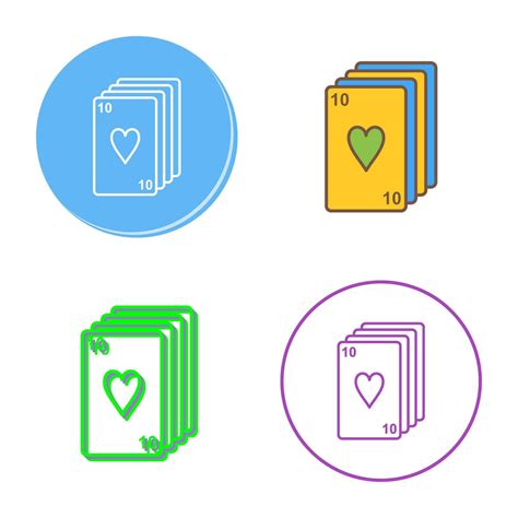 Deck Of Cards Vector Icon 34152308 Vector Art At Vecteezy