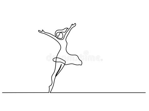 Continuous One Line Drawing Of Girl Playing And Using Mobile Phone Or Smartphone Stock Vector