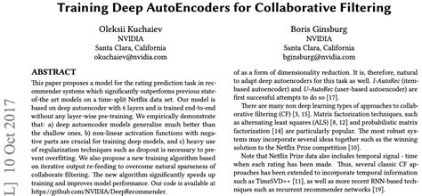 Ch 08 12 Training Deep Autoencoders For Collaborative Filtering