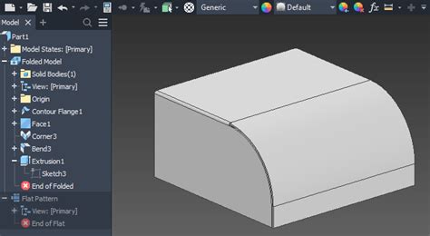 Solved Sheet Metal Corner Seam On Rounded Edge Autodesk Community