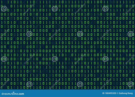 Abstract Technology Binary Code Backgrounddigital Binary Data And Secure Data Concept With