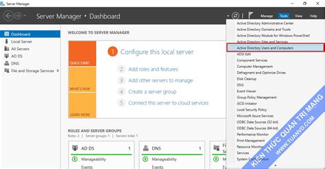 Các Bước Cấu Hình Dịch Vụ Active Directory Trên Windows Server 2016