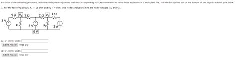 Solved For Both Of The Following Problems Write The Chegg