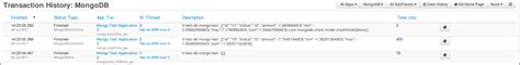 mongo transactions fusionreactor documentation