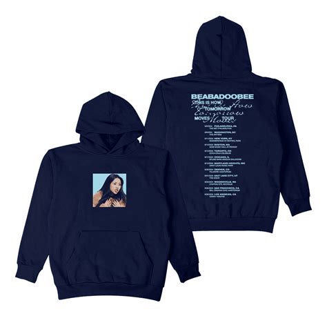 Beabadoobee Merch Hoodie This Is How Tomorrow Moves Tour Album Cover