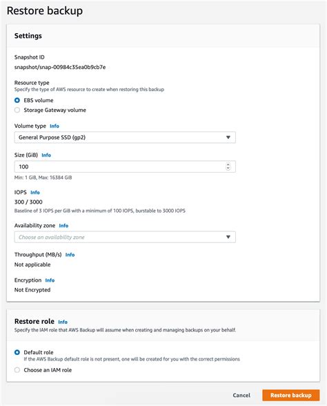 aws backup part 2 backing up and restoring resources n2w software