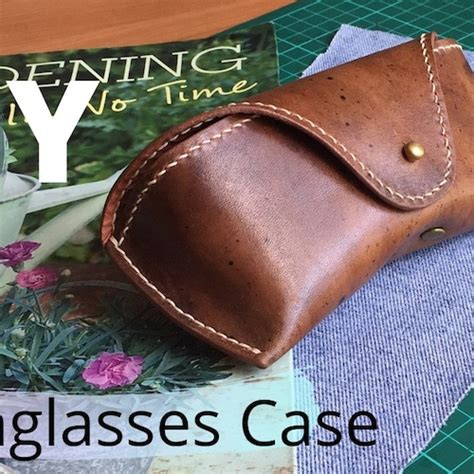 Sunglasses Case Pattern Glasses Case Pattern Leather Diy Etsy