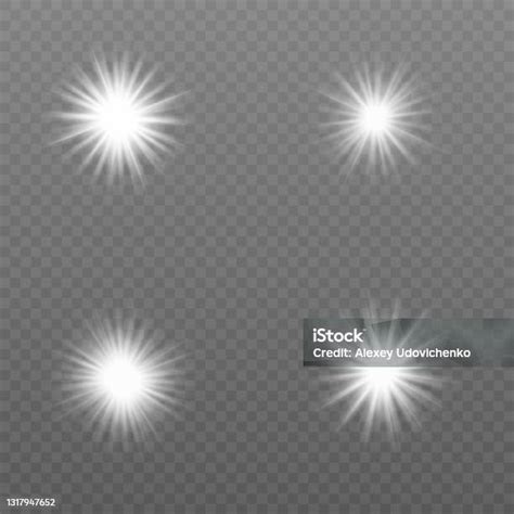 햇빛 별빛 또는 빛 효과의 특별한 디자인 스타 태양 또는 스포트라이트 광선 라이트 Png 장식 요소 격리된 투명 배경 광선에 대한 스톡 벡터 아트 및 기타 이미지 Istock