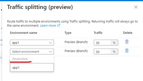 Cannot Revert The Traffic Of The Production Environment With Traffic