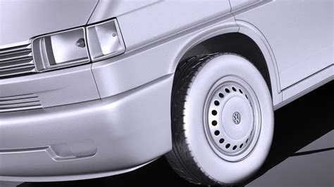 Volkswagen T4 Multivan Eurovan 1990 2003 V Ray 3d Model By Squir
