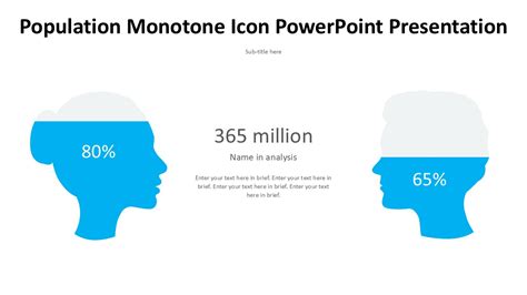 Population Monotone Icon Powerpoint Presentation Pptuniverse