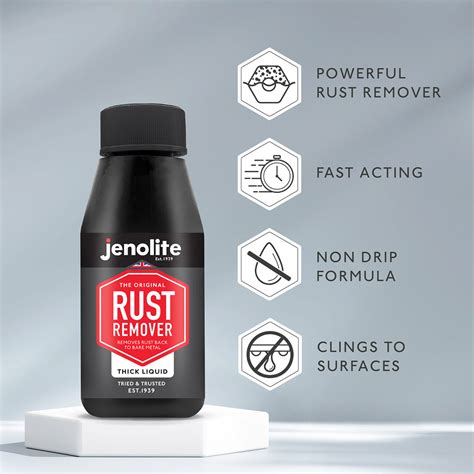 Jenolite Rust Remover Thick Liquid 150ml Homebase